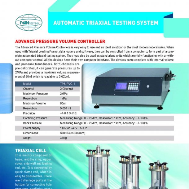 Triaxial Test Apparatus