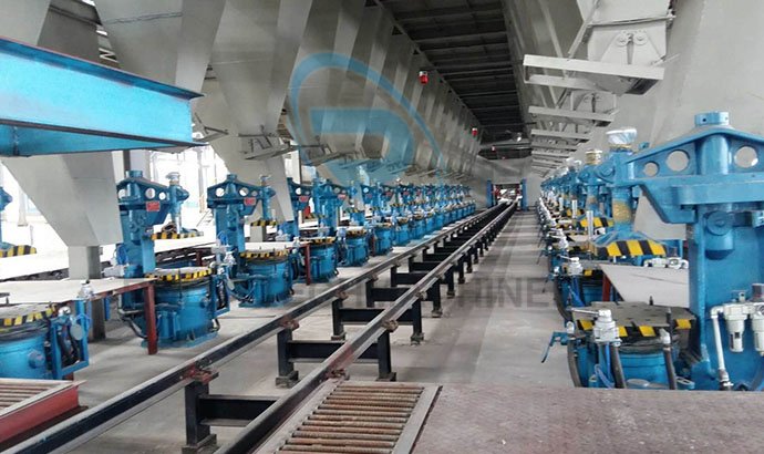 Clay sand processing line