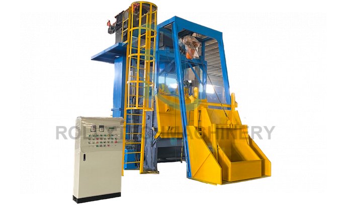 QR3220 Automatic Rubber Tumble Belt Shot Blasting Machine