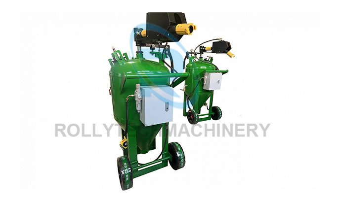 dustless sand blasting machine