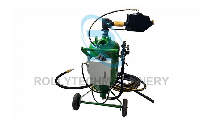 dustless sand blasting machine