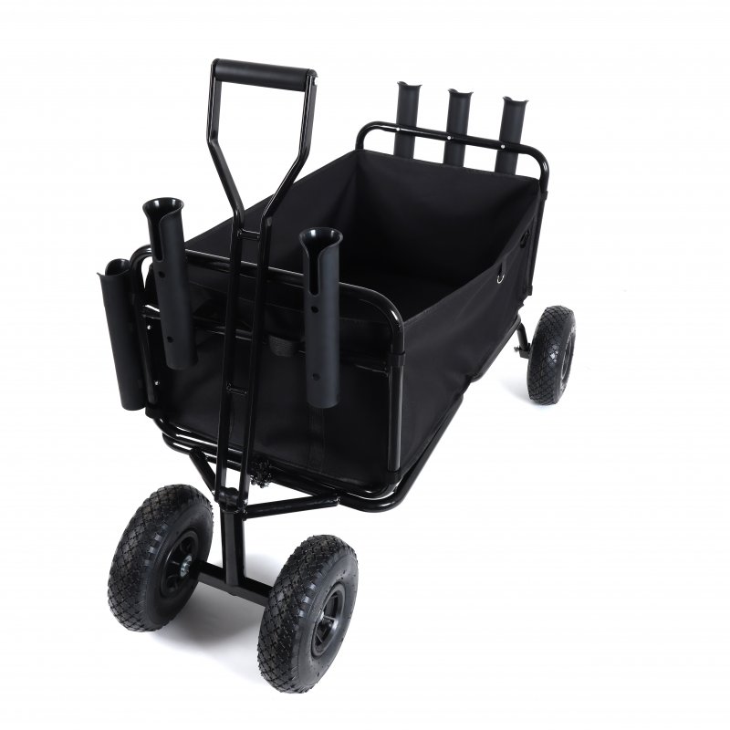 Black Folding Wagon for Fishing