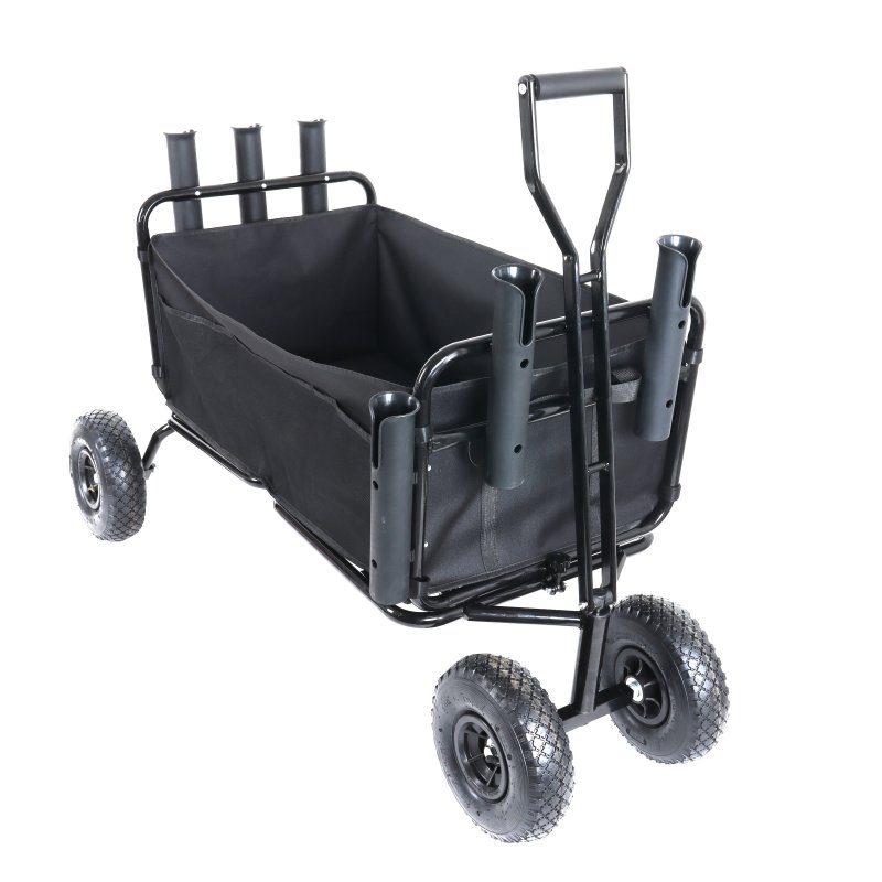 Black Folding Wagon for Fishing