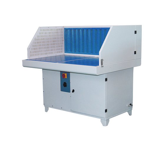 Grinding downdraft table | Qingdao Power Space