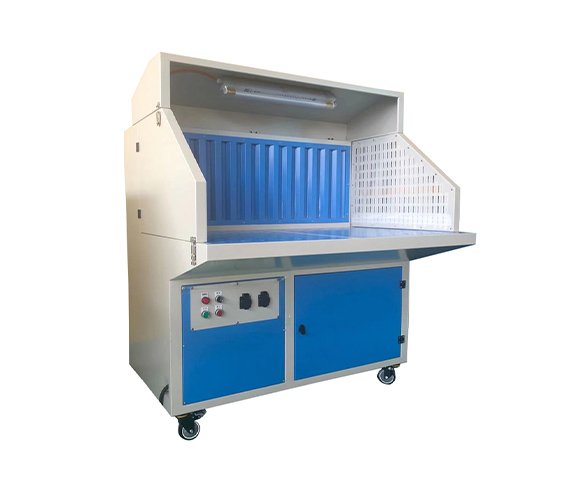 Grinding downdraft table | Qingdao Power Space