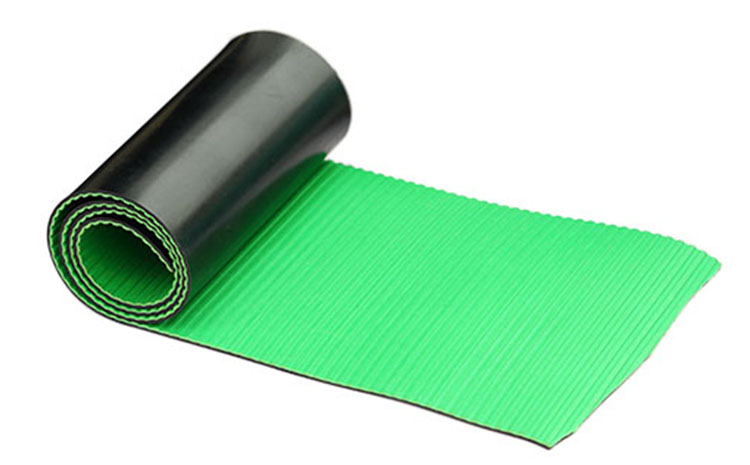 Vertical Stripes Rib Rubber Sheet